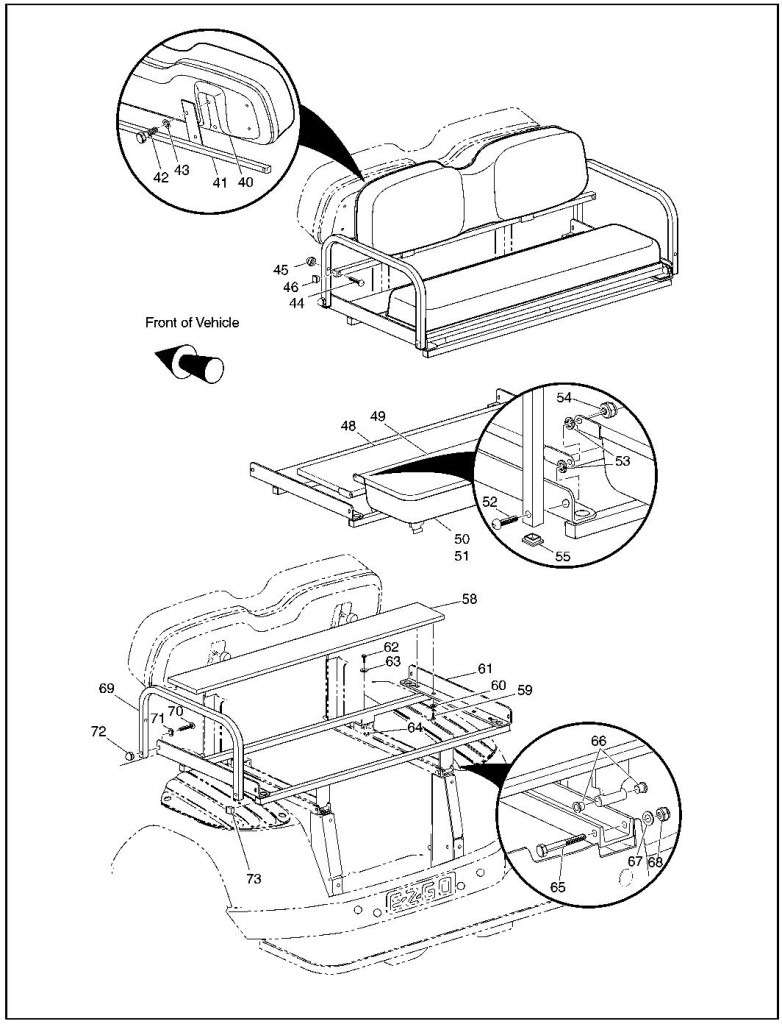 Shuttle 2+2, Year 2000 | EZGO Golf Cart