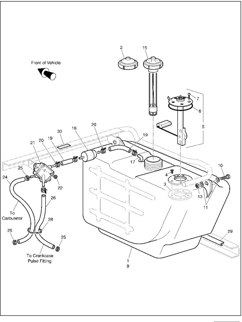 Commander 2200, Year 2001-2005 | EZGO Golf Cart