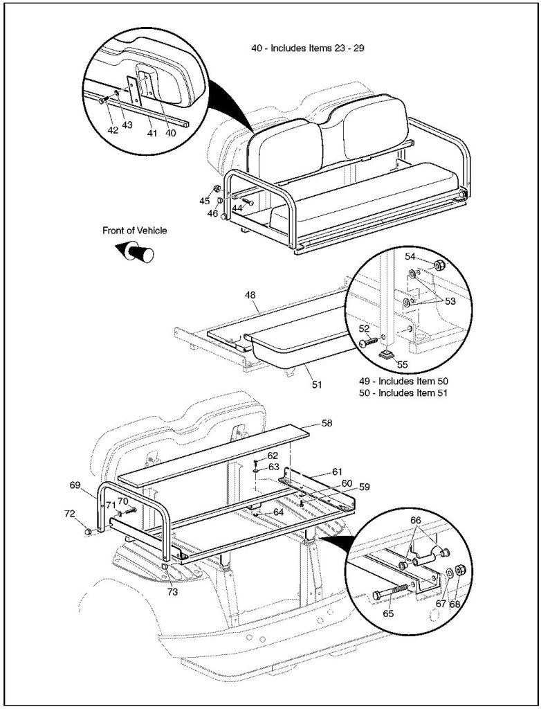 Shuttle 2+2 - Gas, Year 2002 | EZGO Golf Cart